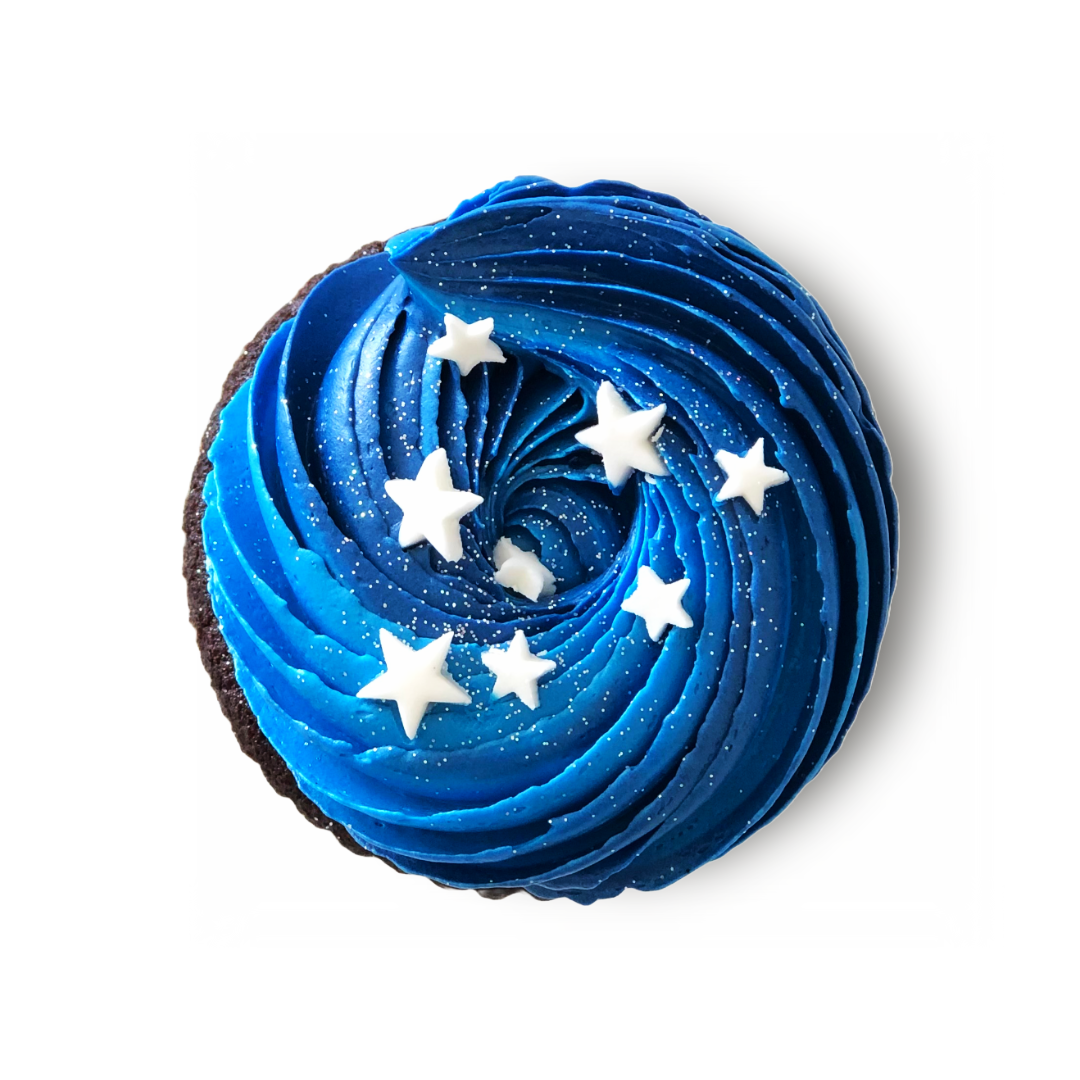 Starry Night Cupcakes | Spongedrop
